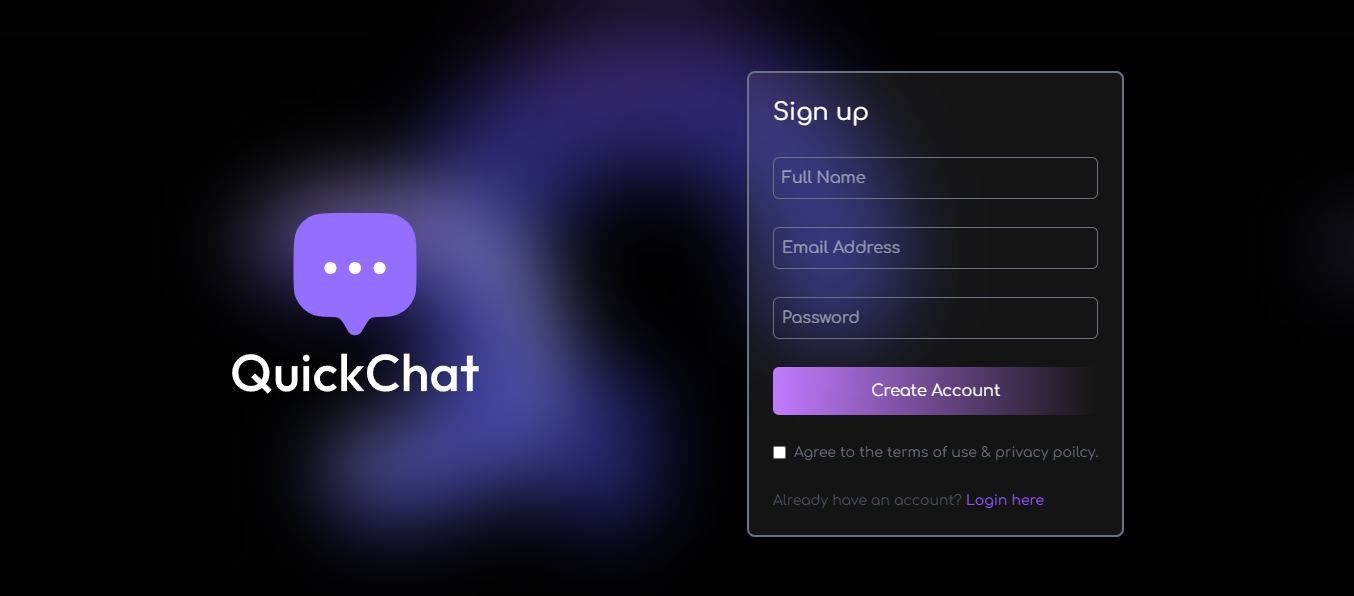 Chat App (Fullstack MERN + React + Vite) | Chat-Application